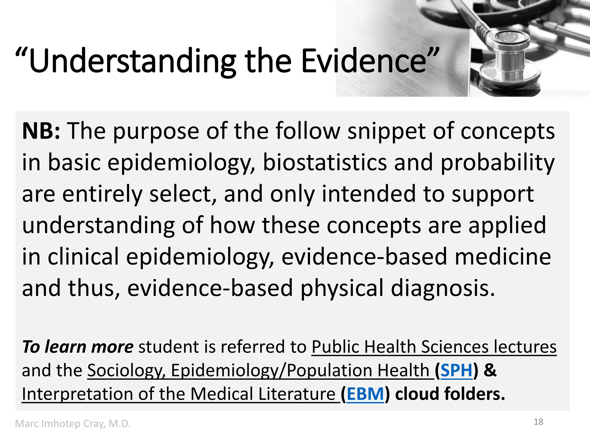 Evidence-Based Physical Diagnosis_Lect. 1_ What is Evidence-Based Physical Diagnosis | PDF