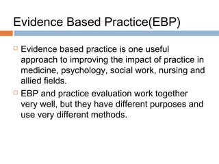 Evidence based practice | PPT