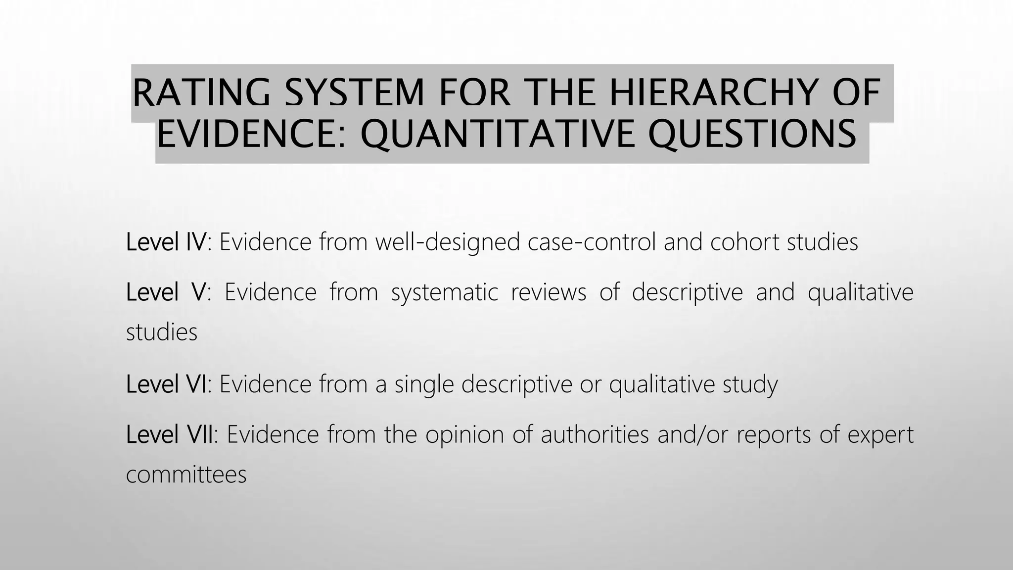 EVIDENCE-BASED PRACTICE IN NURSING | PPTX
