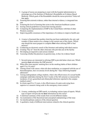 Evidence-Based Practice in Nursing and Healthcare A Guide to Best ...