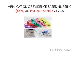 Evidence based practice on patient safety | PDF