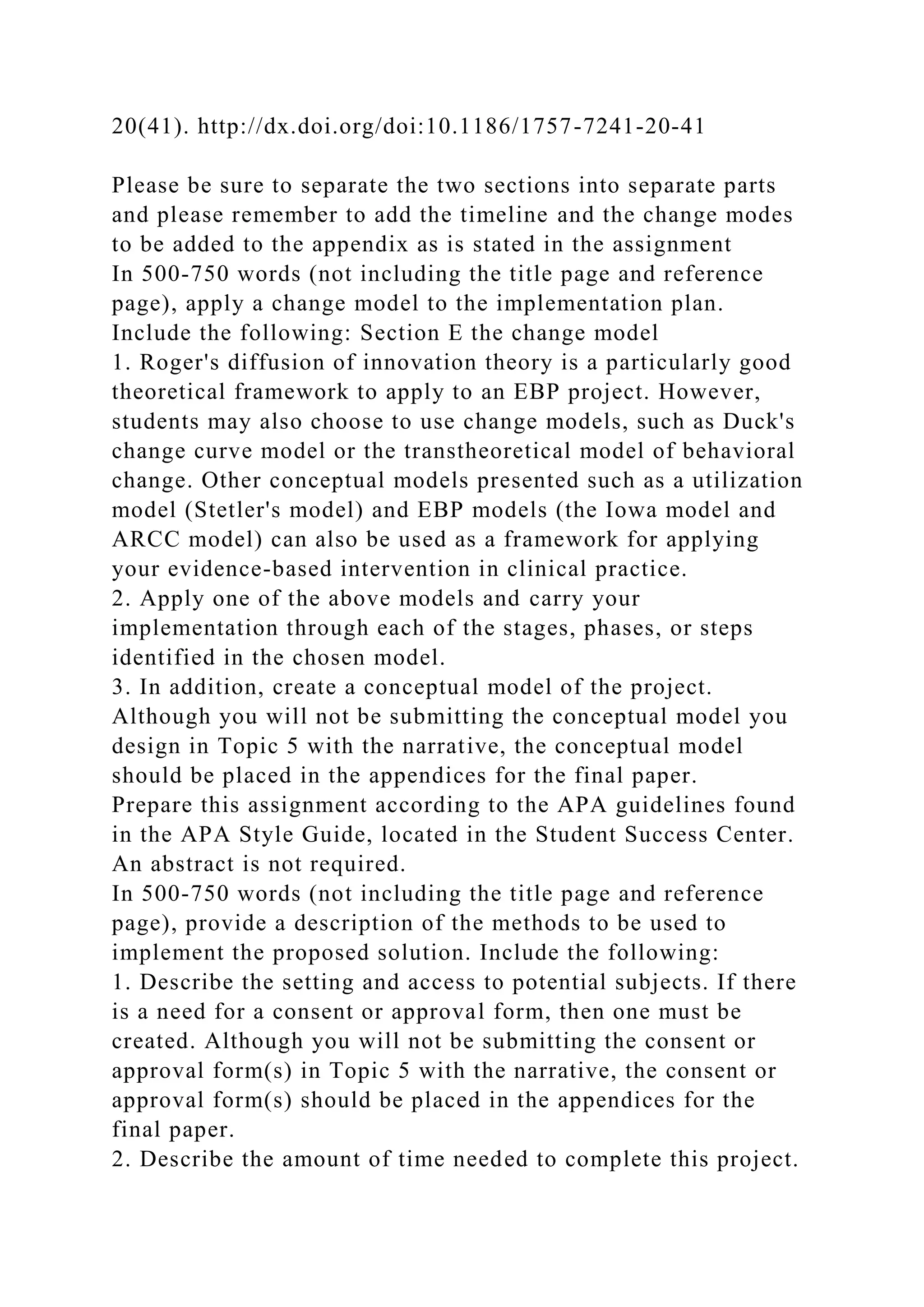 EVIDENCE- BASED PRACTICE PROPOSAL SECTION A2EVIDENCE- BASED PR.docx