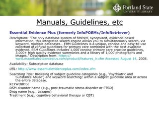 Evidence Based Practice in the Applied Social Sciences | PPT