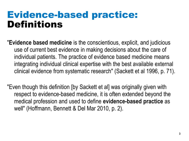 VU Library: Evidence-based practice tutorial | PPSX