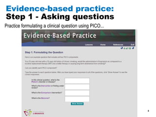 VU Library: Evidence-based practice tutorial | PPSX