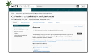 Evidence based public health (medical cannabis policy) | PPT