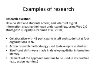 Evidence based research – a ‘fly on the | PPT