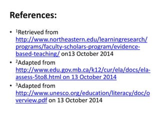 EVIDENCE-BASED TEACHING ppt. on atc.ppt