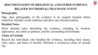 EVIDENCE-PRESERVATION.pptx. notes on forensic nursing | PPTX