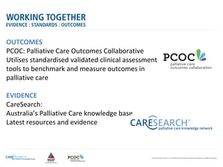 Evidence, Standards and Outcomes: Taking a leadership role in ...