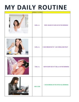 Evidence 2 My Daily Routine | PDF