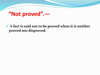 Indian Evidence Act.pptx | Law