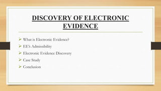Evidence and data | PPTX