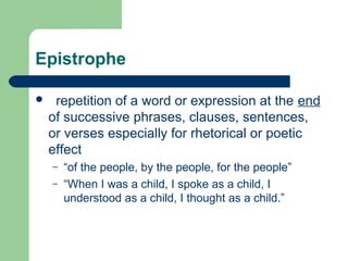 Evidence and rhetorical devices | PPT