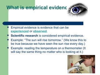 Evidence and rhetorical devices | PPT