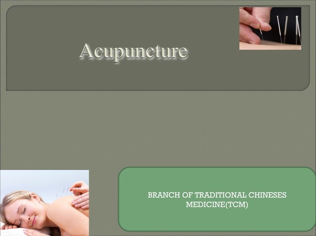 Evidence based acupuncture | PPT
