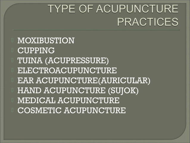 Evidence based acupuncture | PPT
