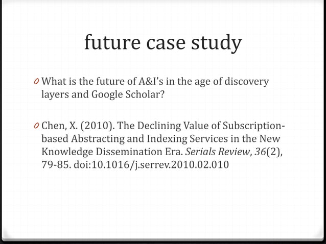 Evidence Based Collection Development | PPT