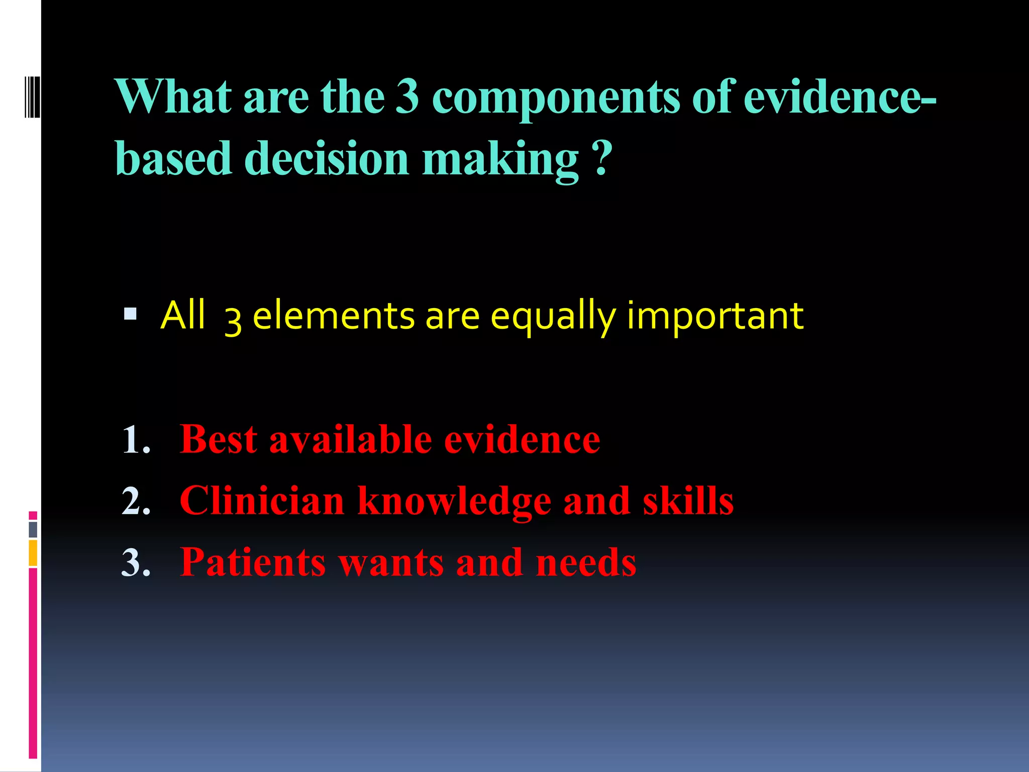 Evidence Based Decision Making.pptx