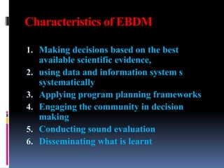 Evidence Based Decision Making.pptx