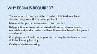 Evidence based decision making in periodontics | PPTX