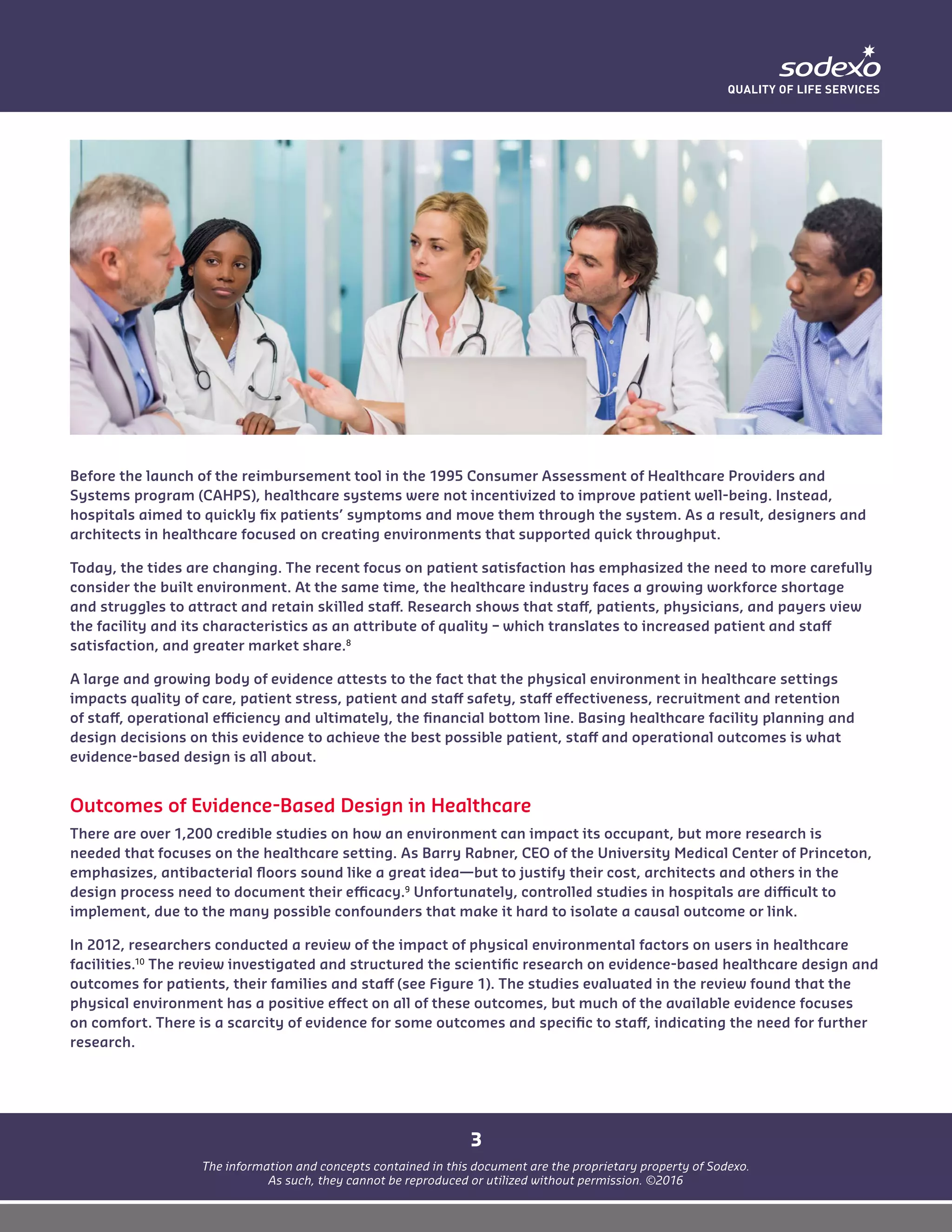 Evidence-based design: definition and application in the healthcare ...