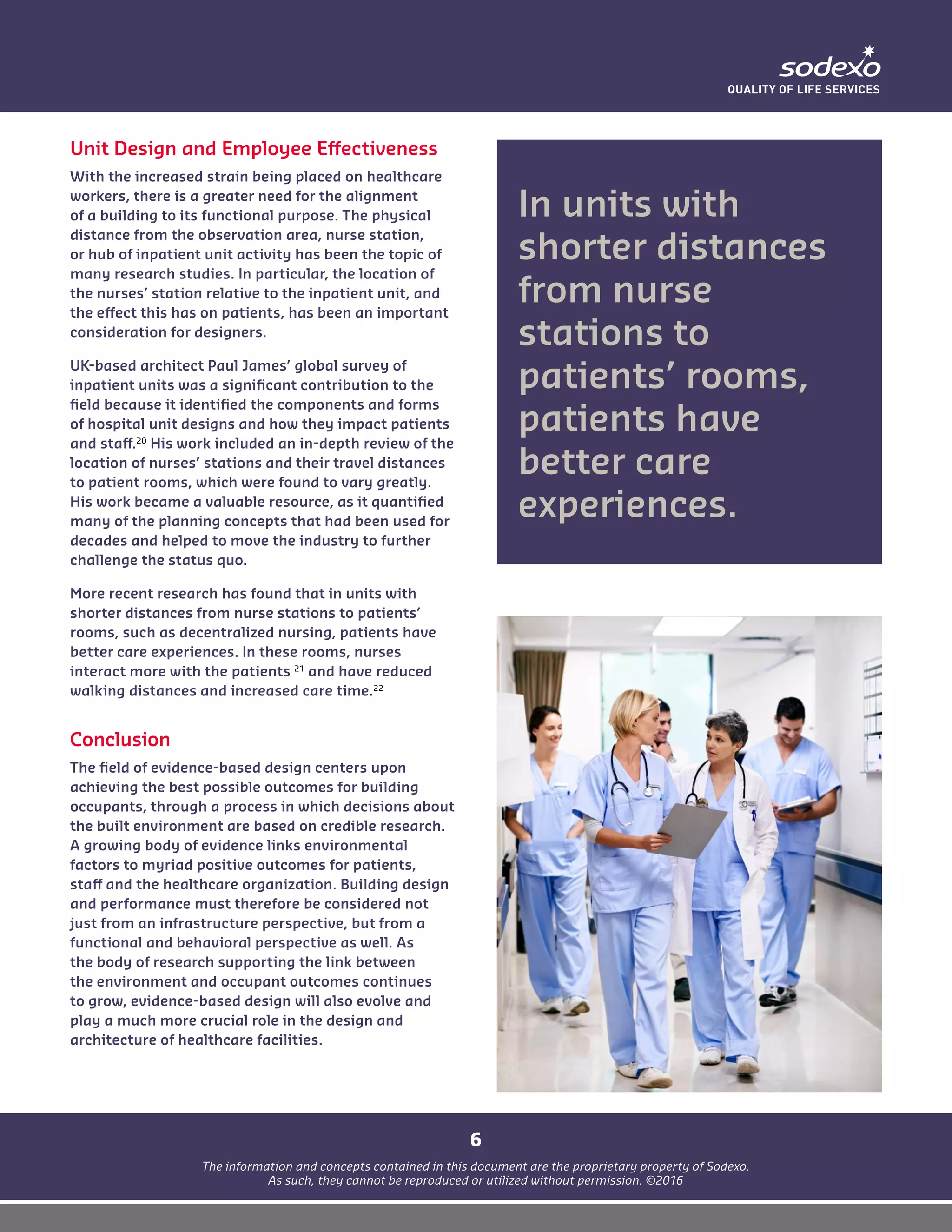 Evidence-based design: definition and application in the healthcare ...