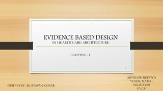 Evidence based design in health care architecture | PPTX | Healthcare ...