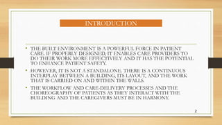 Evidence based design in health care architecture | PPTX | Healthcare ...