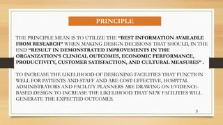 Evidence based design in health care architecture | PPTX | Healthcare ...