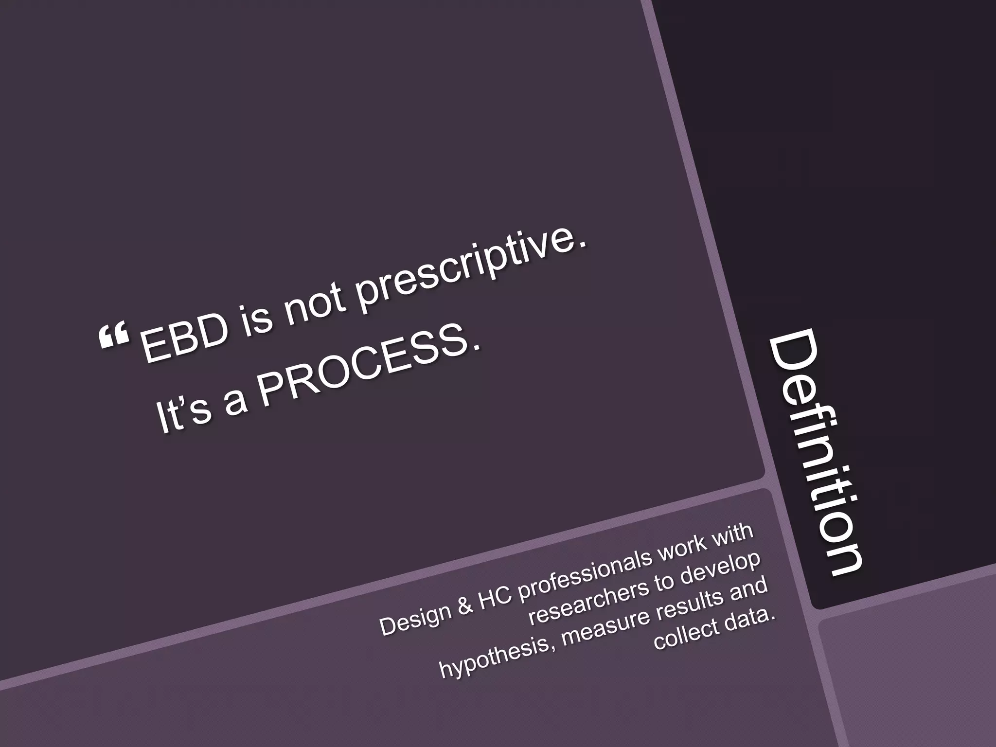 Evidence-Based Design for Healthcare Facilities | PDF