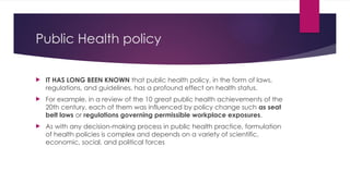 EVIDENCE BASED HEALTH POLICY.A COMPLETE GUIDEpptx | PPTX