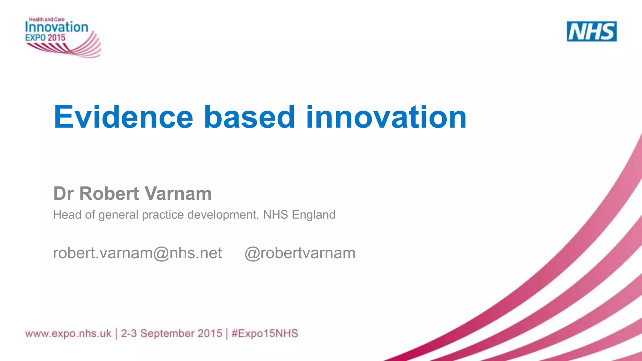 Evidence based innovation | PPTX