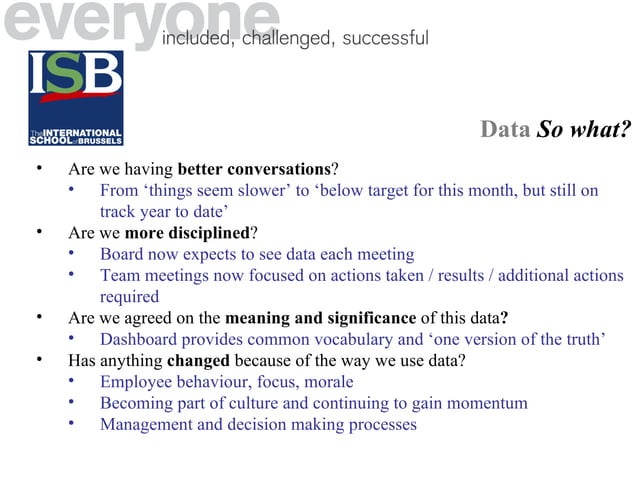 Evidence Based Management And Data Dashboard | PPT