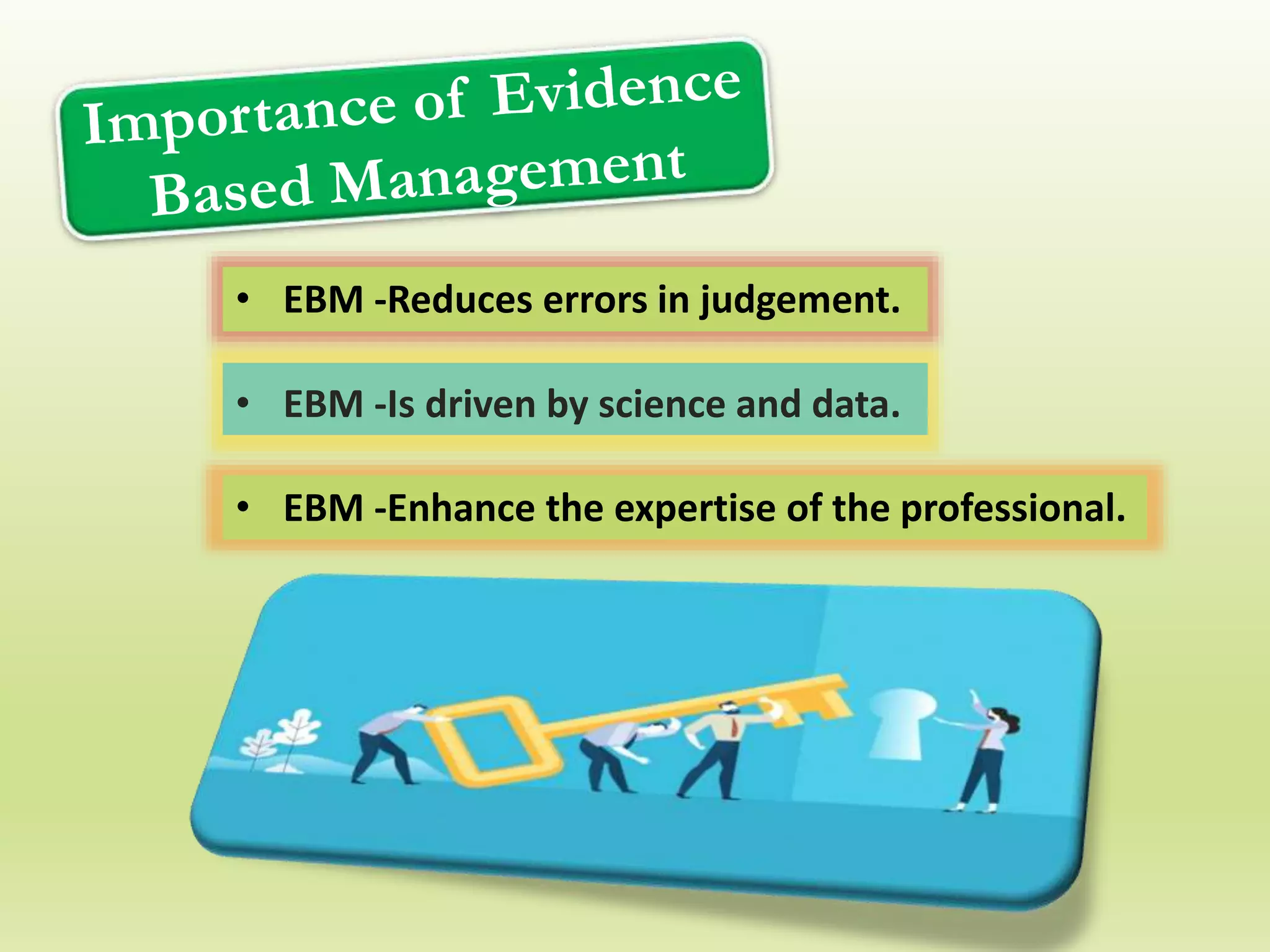 Evidence based managment by papul | PPT