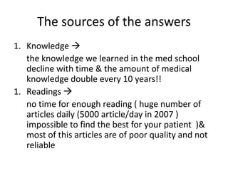 Evidence based medicine | PPTX
