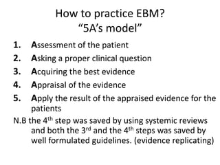 Evidence based medicine | PPT