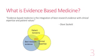Evidence based medicine | PPTX