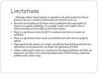 Evidence based medicine | PPTX
