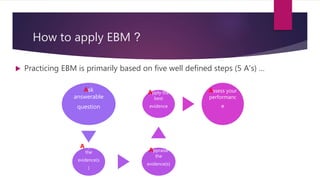 Evidence Based Medicine - Overview | PPT