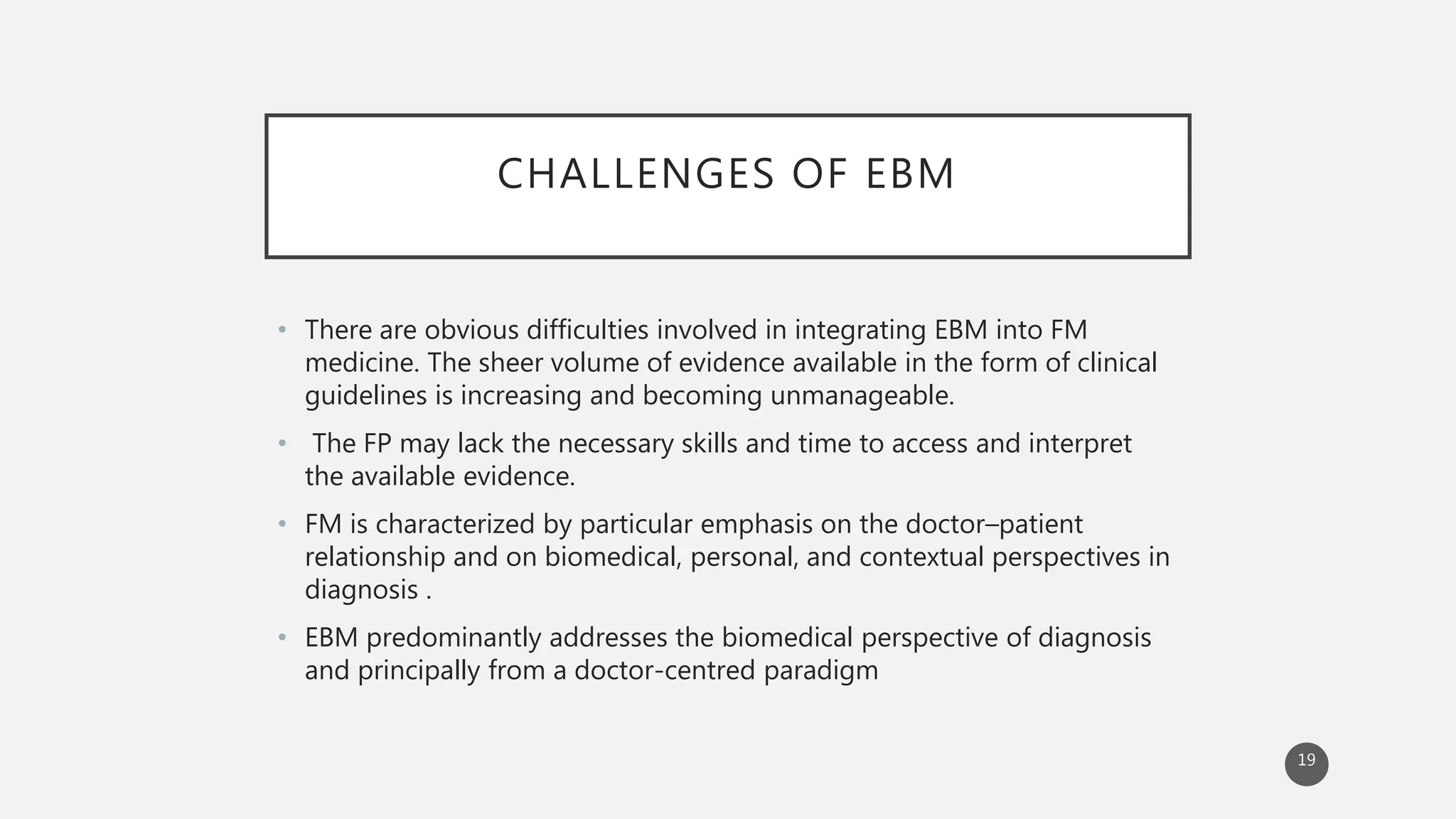 Evidence based medicine | PPTX
