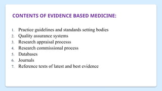 EVIDENCE BASED MEDICINE (EBM) ... .pptx