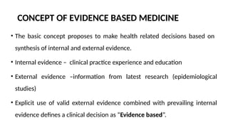 EVIDENCE BASED MEDICINE, guidelines, RCT.pptx