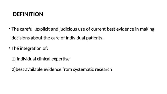 EVIDENCE BASED MEDICINE, guidelines, RCT.pptx