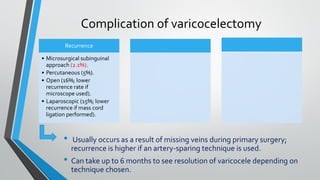 Evidence based medicine in management of varicocele 2015 | PPT