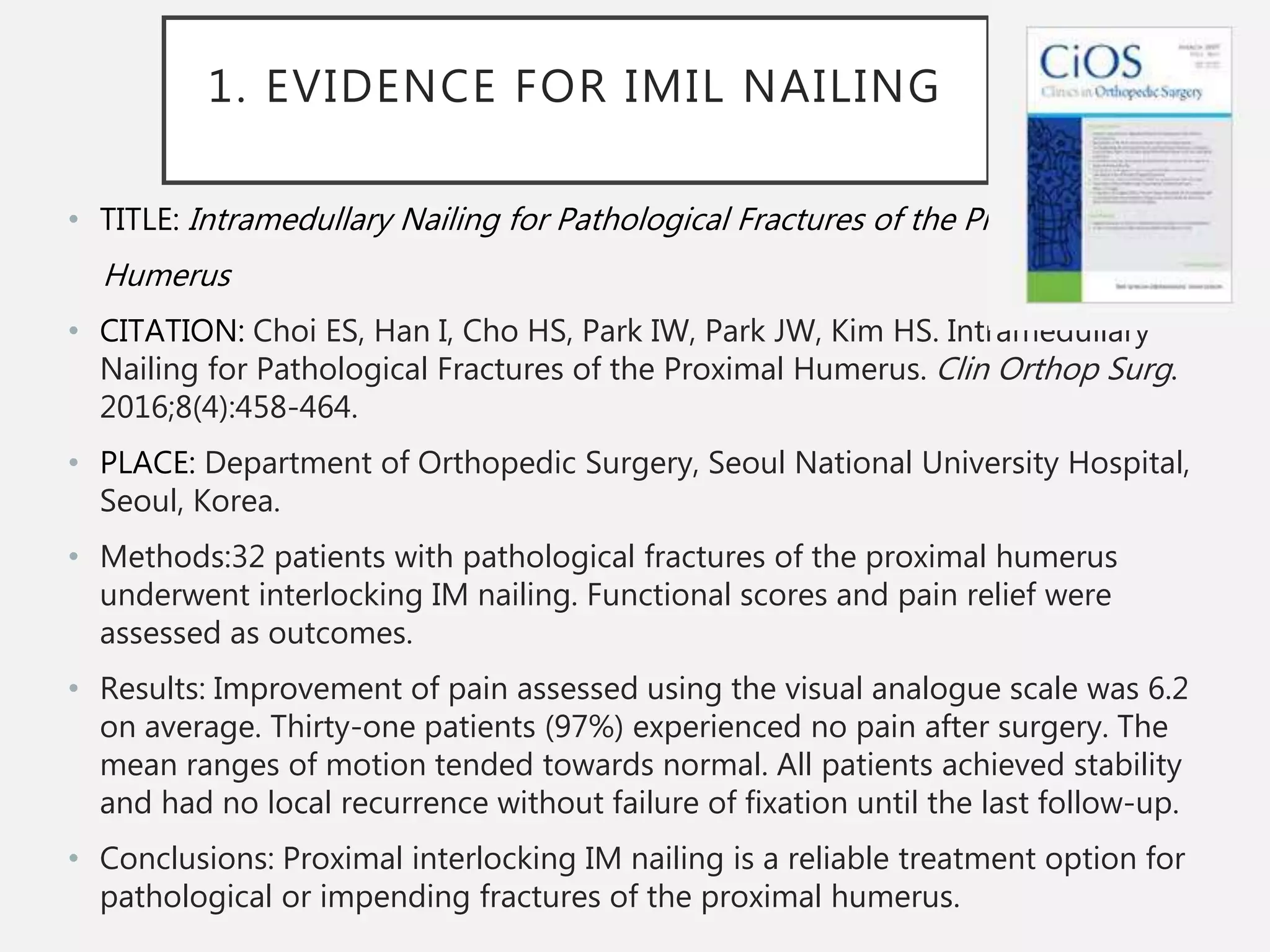 Bone tumor and Pathological fractures seminar and evidence based ...