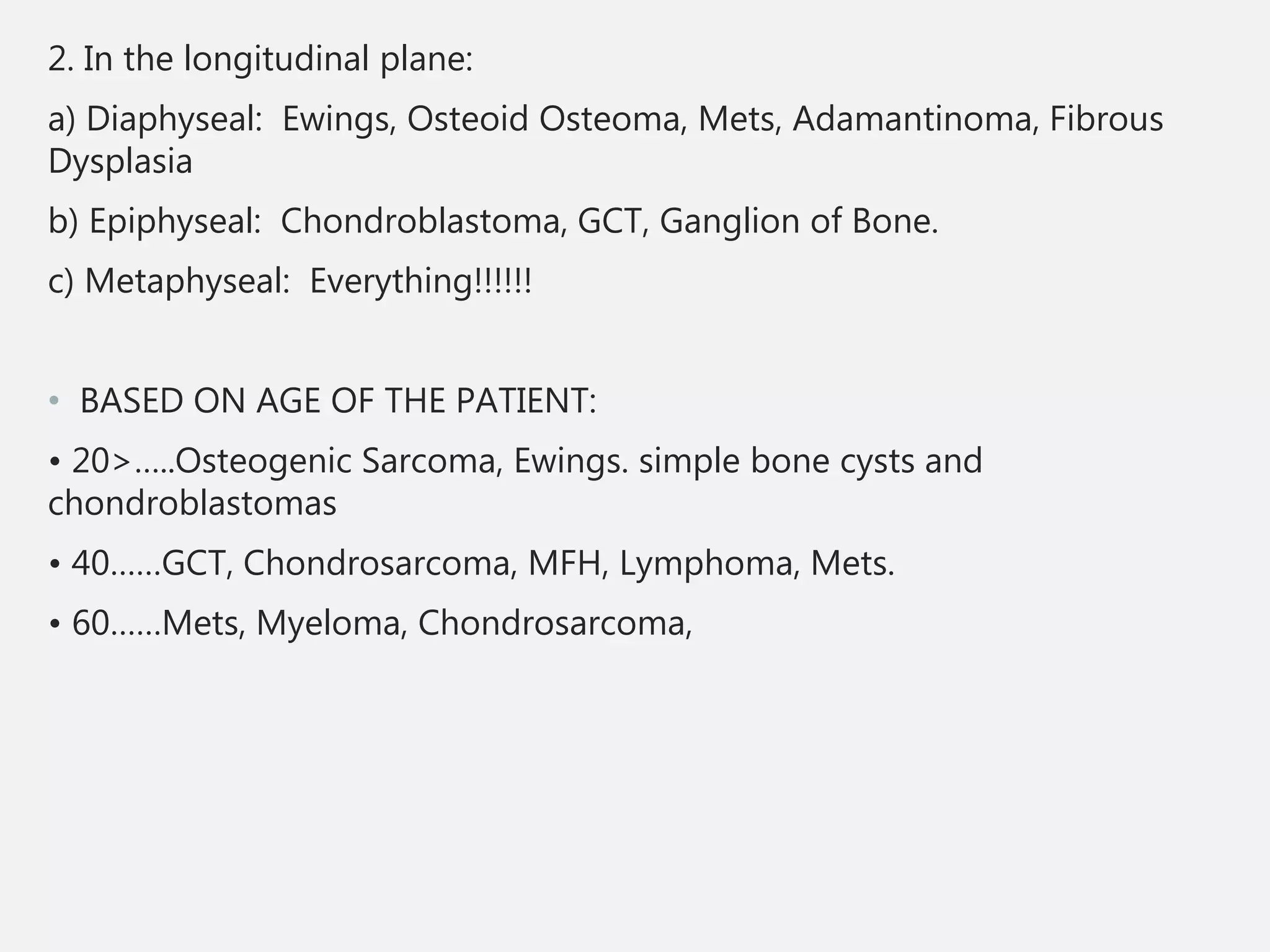 Bone tumor and Pathological fractures seminar and evidence based ...