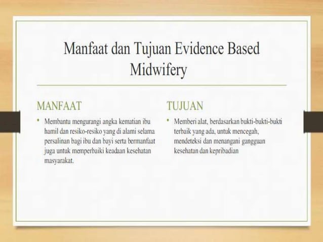 EVIDENCE BASED MIDWIFERY PRACTICE.ppt
