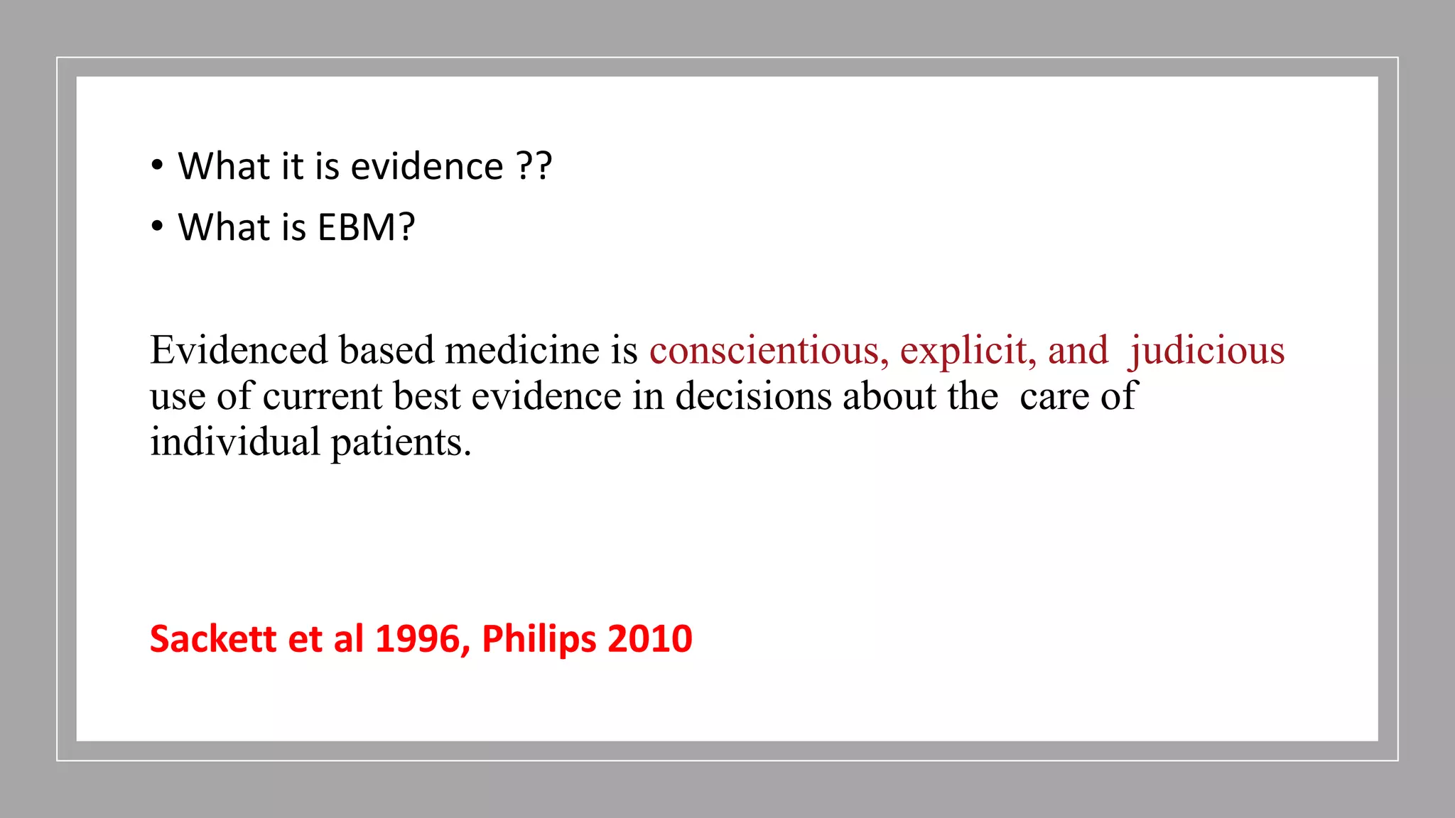 Evidence based periodontology | PPTX
