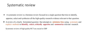 Evidence based periodontology | PPTX